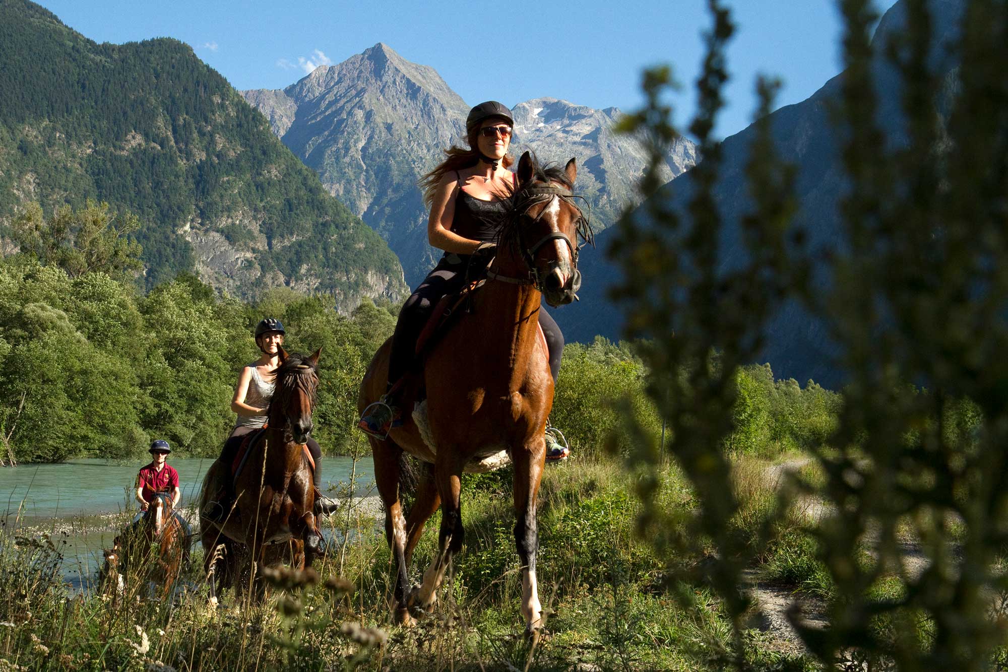 Horseback riding in nature and escape in Isère at Bourg d'Oisans