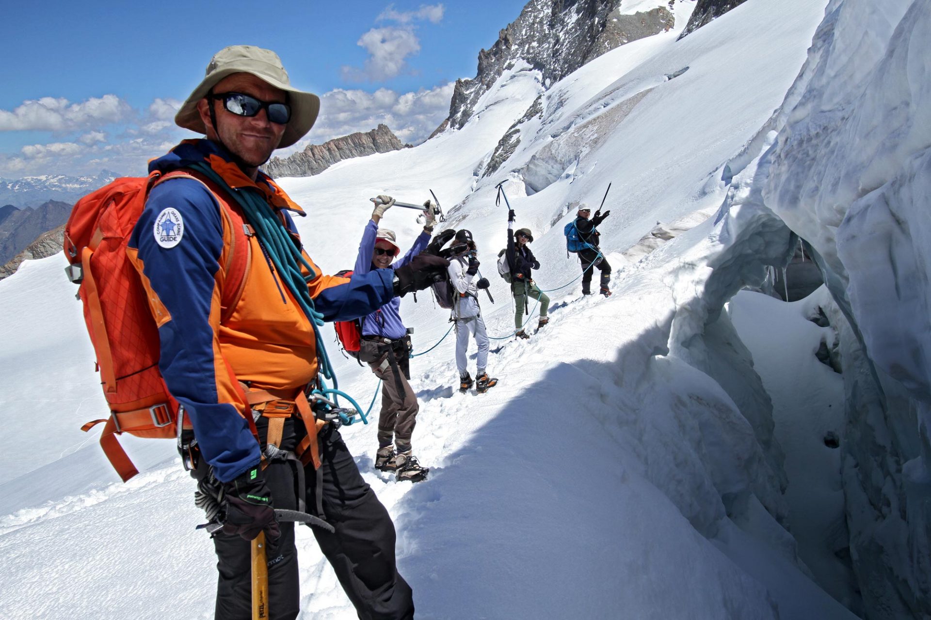 Guides and tour leaders in the Alps in Isère